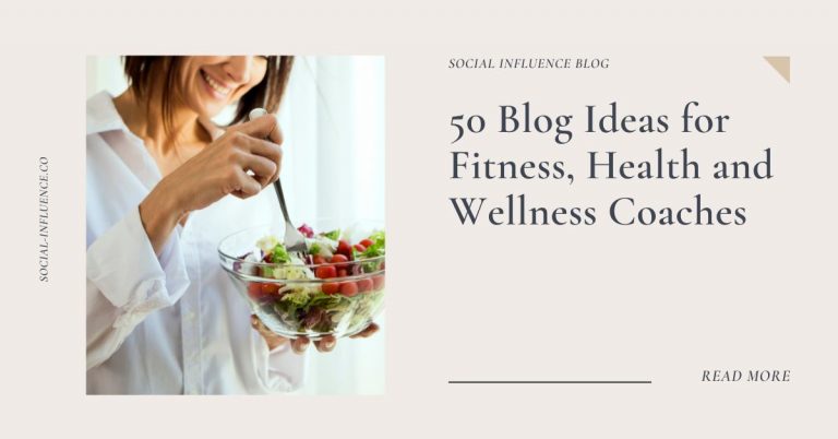 50 Blog Ideas for Fitness, Health and Wellness Coaches - Social ...